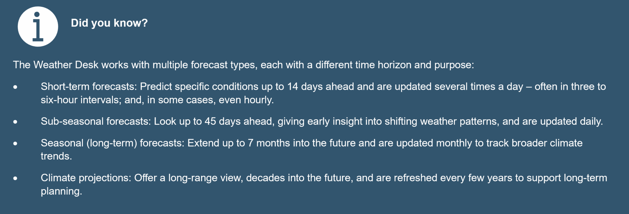Managing Climate Risk in Real Time: Meet LDC’s Global Weather Desk ...